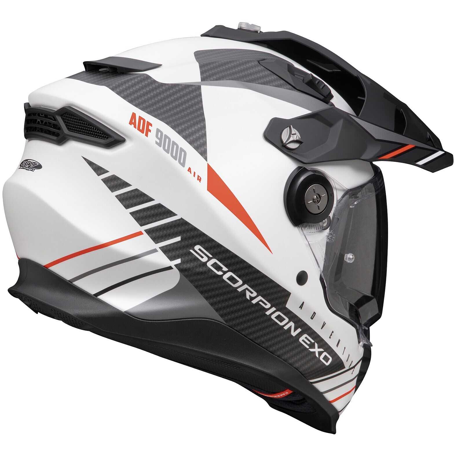 Scorpion ADF 9000 AIR FEAT Adventure Full Face Motorcycle Helmet Matt ...