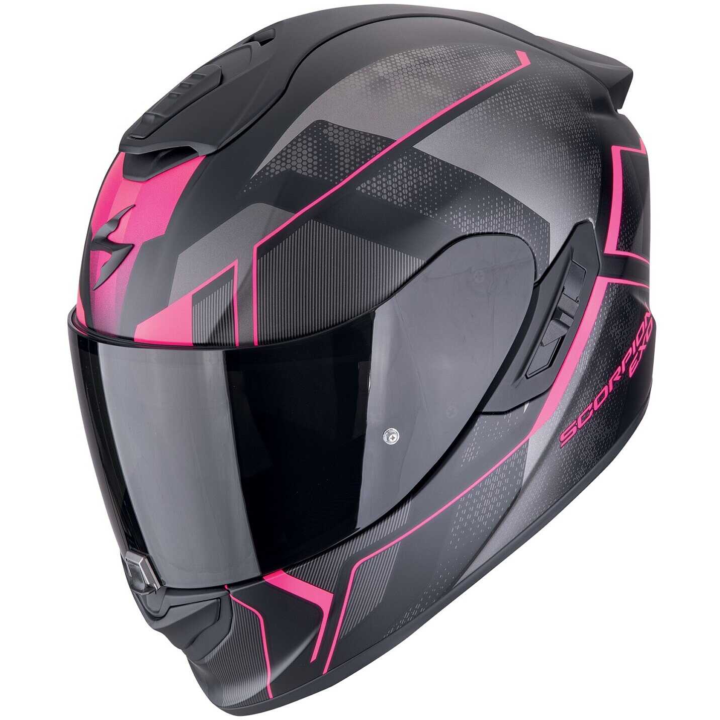 Scorpion EXO-1400 EVO II AIR INTENSIO Full Face Fiber Motorcycle Helmet ...