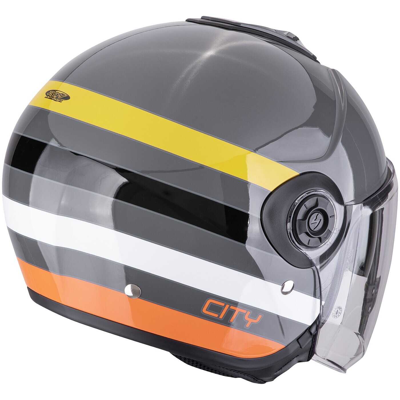 Scorpion EXO-CITY II BEE Jet Motorcycle Helmet Grey Yellow Black For ...