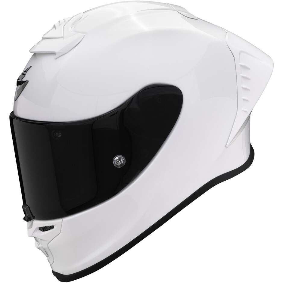 Scorpion EXO-R1 EVO AIR FIM Solid Full Face Motorcycle Helmet Pearl ...