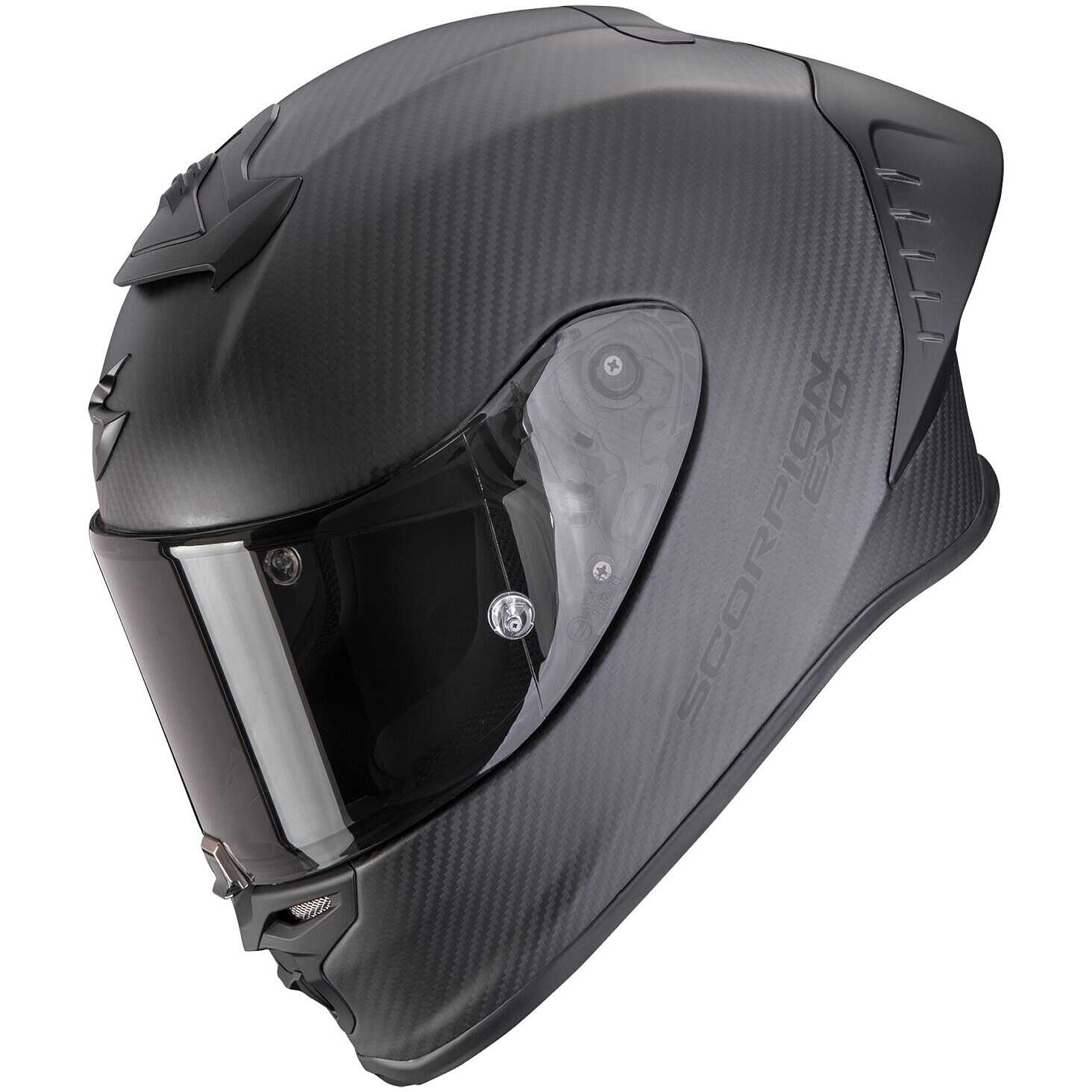 Scorpion EXO-R1 EVO II CARBON AIR SOLID Full Face Motorcycle Helmet ...