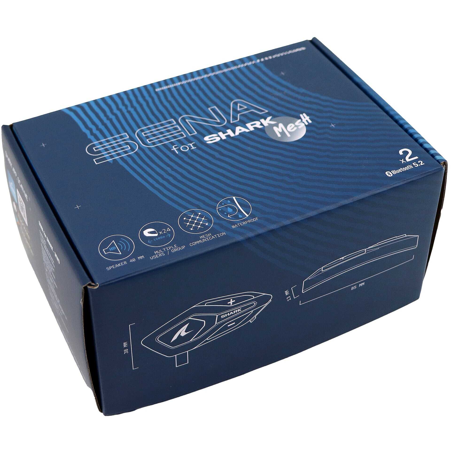 SENA for SHARK Motorcycle Intercom - MWD MESH Double For Sale Online ...