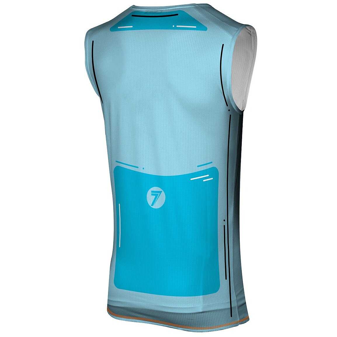 SEVEN MX ZERO 25.1 HIJACK Cyan Motocross Singlet For Sale Online ...