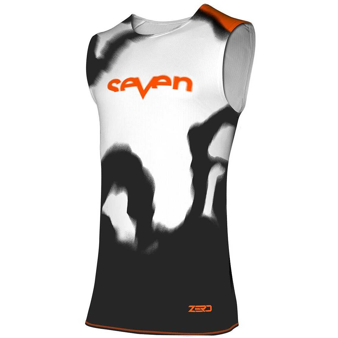SEVEN MX ZERO 27 PARALLEL Motocross Enduro Singlet Black/White For Sale ...