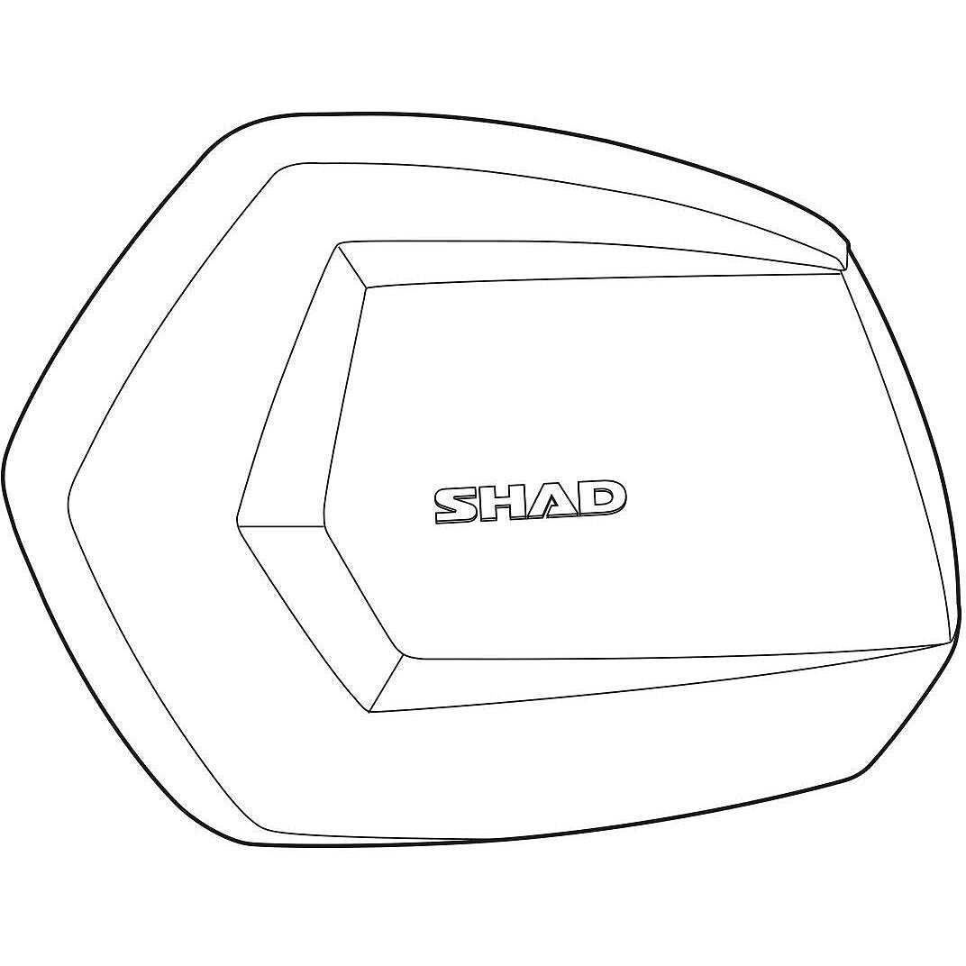 Shad SH35 SX Motorrad-Topcase-Abdeckung aus Aluminium Online-Verkauf ...