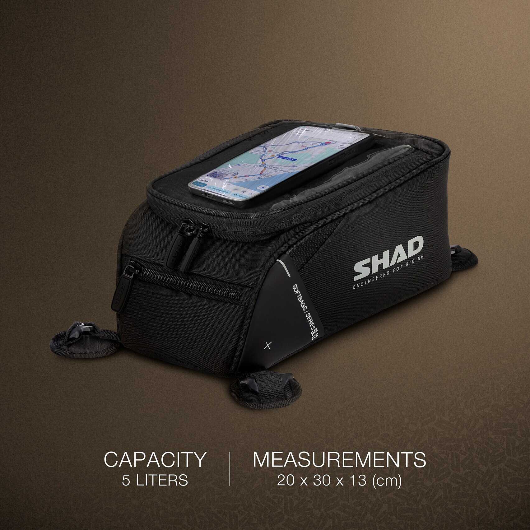 Shad SL12M 5 Lt. Magnetic Tank Bag For Sale Online - Outletmoto.eu