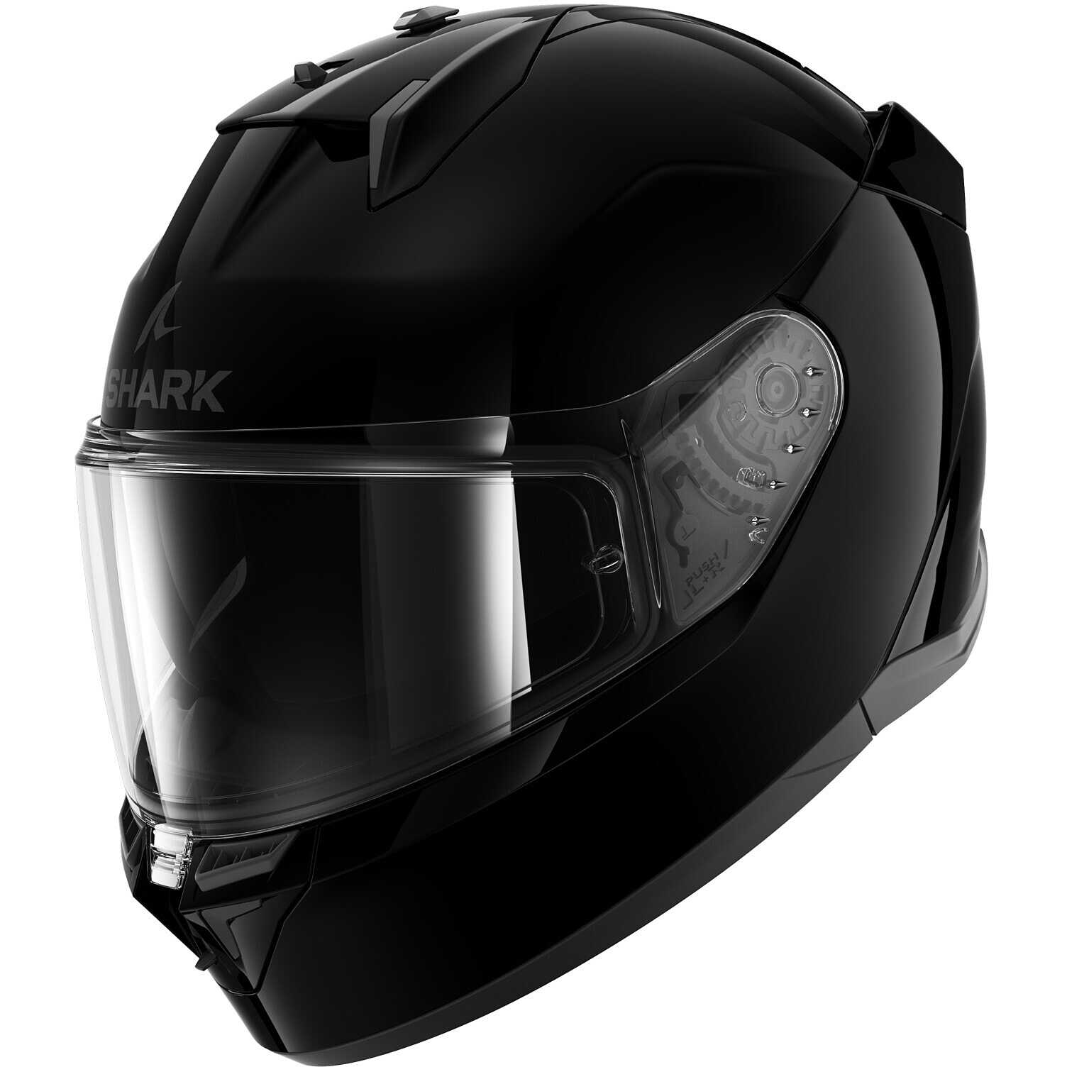 Shark D-SKWAL 3 BLANK Full Face Motorcycle Helmet Black For Sale Online ...