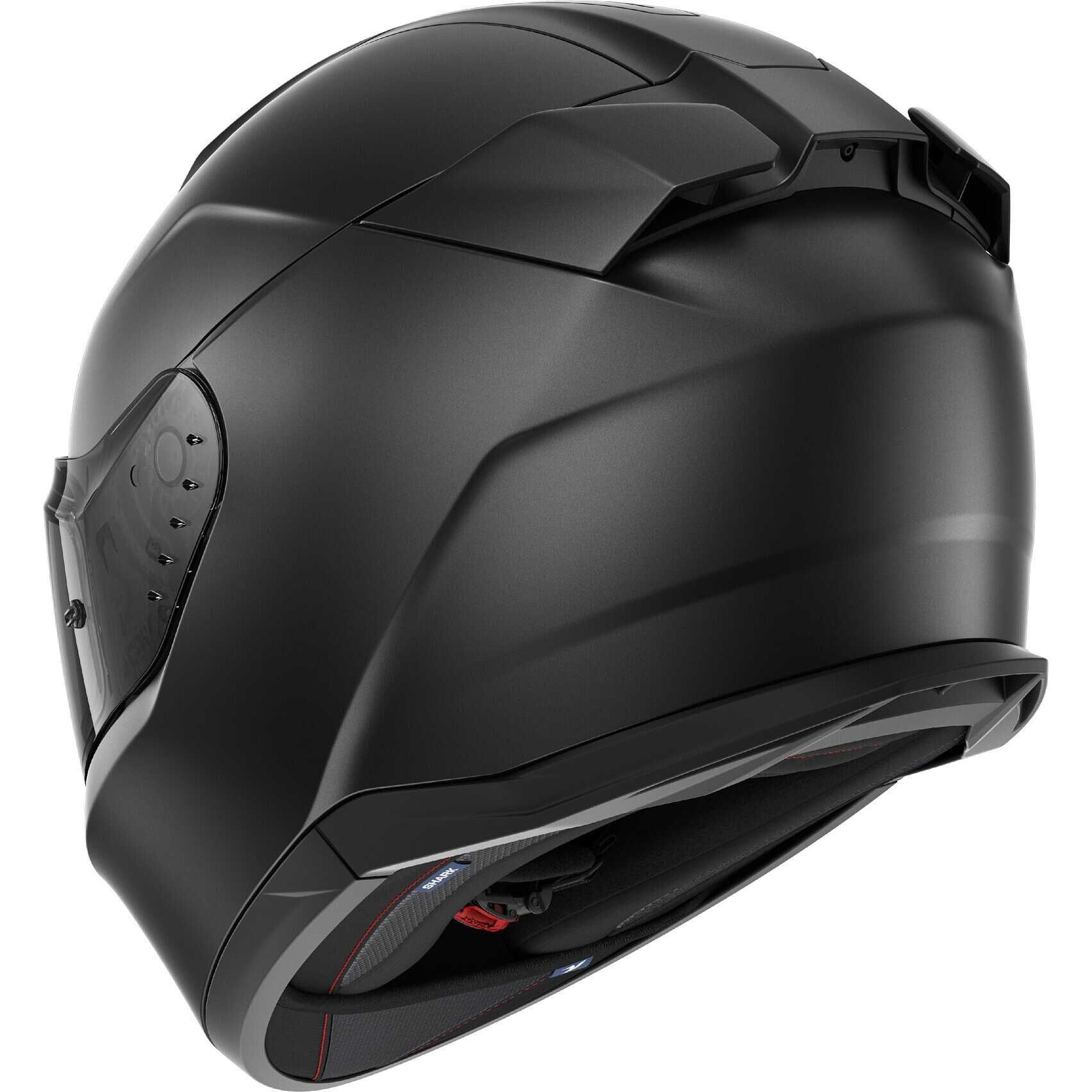 Shark D-SKWAL 3 DARK SHADOW Full Face Motorcycle Helmet, Matte Titanium ...