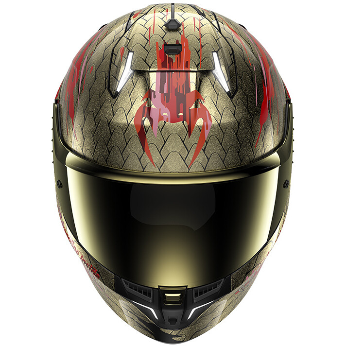 Shark SKWAL i3 VENUM Full Face Motorcycle Helmet Black Red Gold For ...