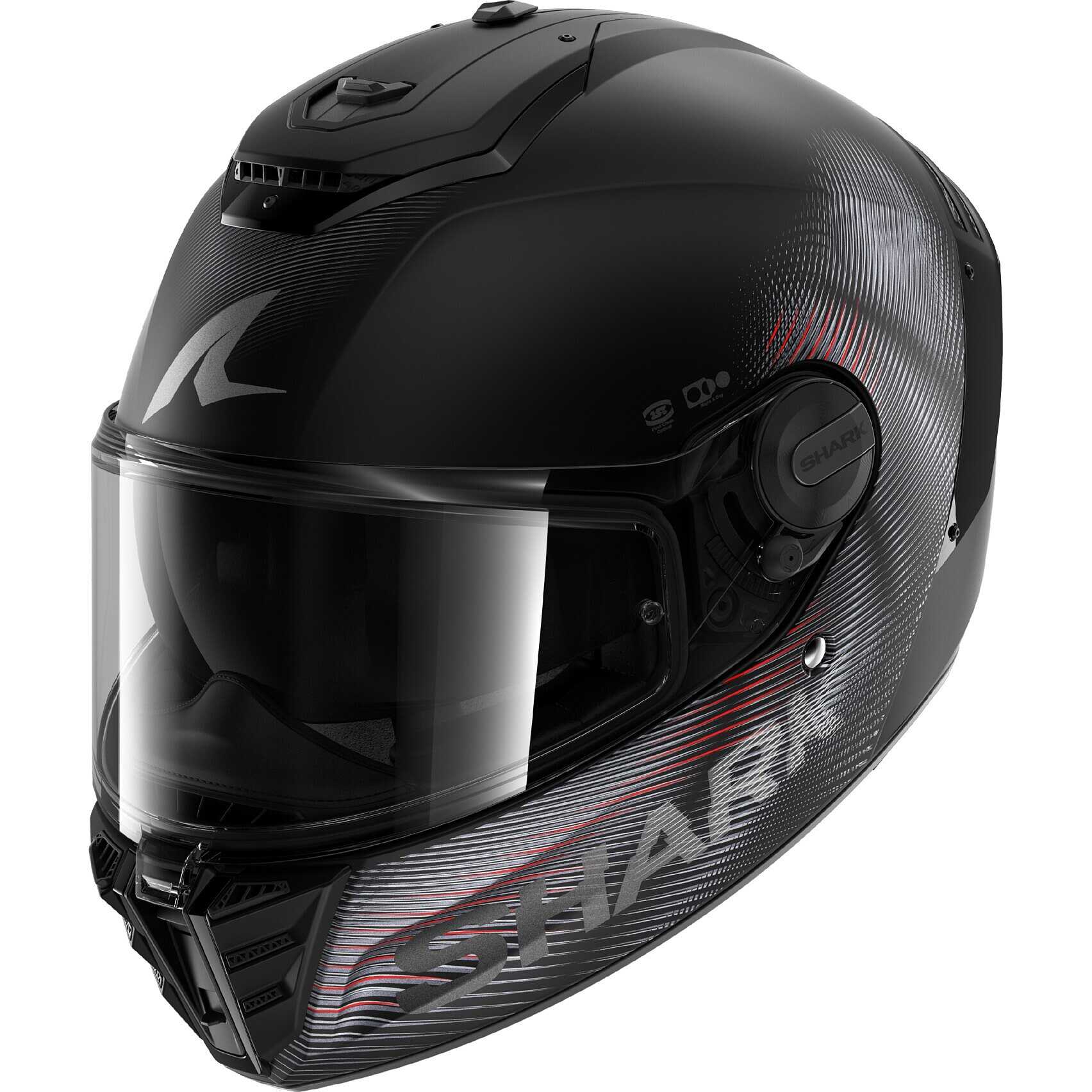 Shark SPARTAN RS SP LYNE Full Face Motorcycle Helmet Black Anthracite ...