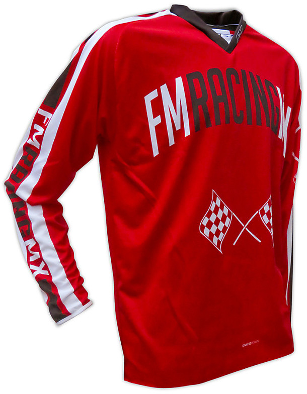 Shirt Moto Cross Enduro Racing Vintage-X24 FM Campus Rot Weiß Online ...