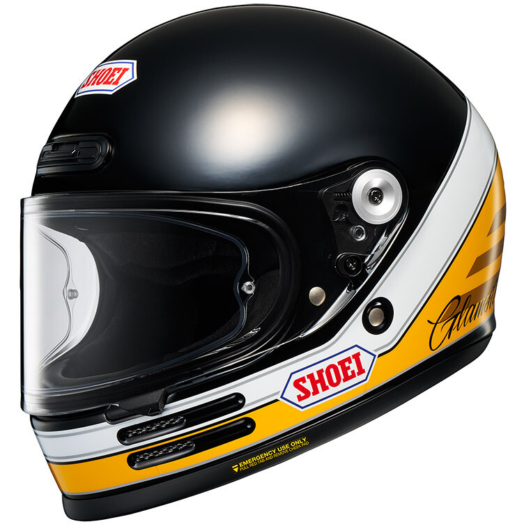Shoei GLAMSTER 06 ABIDINGTC3 Yellow Motorcycle Helmet For Sale Online ...