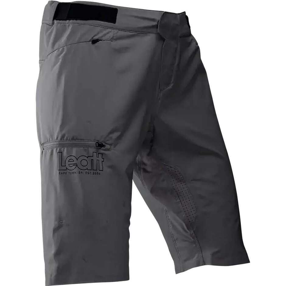 Short VTT Leatt ENDURO 1.0 Gris Vente en Ligne - Outletmoto.eu