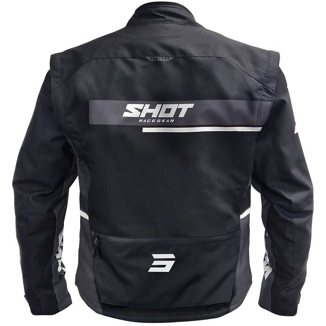 Shot CONTACT ASSAULT 2.0 Enduro Motorcycle Jacket Black White For Sale ...