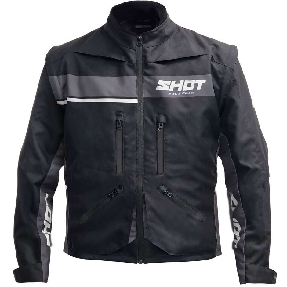Shot CONTACT ASSAULT 2.0 Enduro Motorcycle Jacket Black White For Sale ...