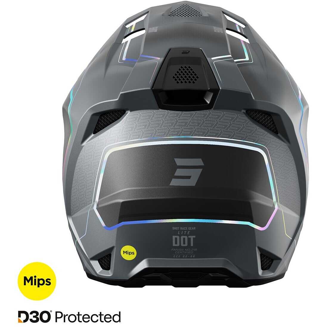Shot LITE CHALLENGER Cross Enduro Motorcycle Helmet Matt Grey For Sale ...