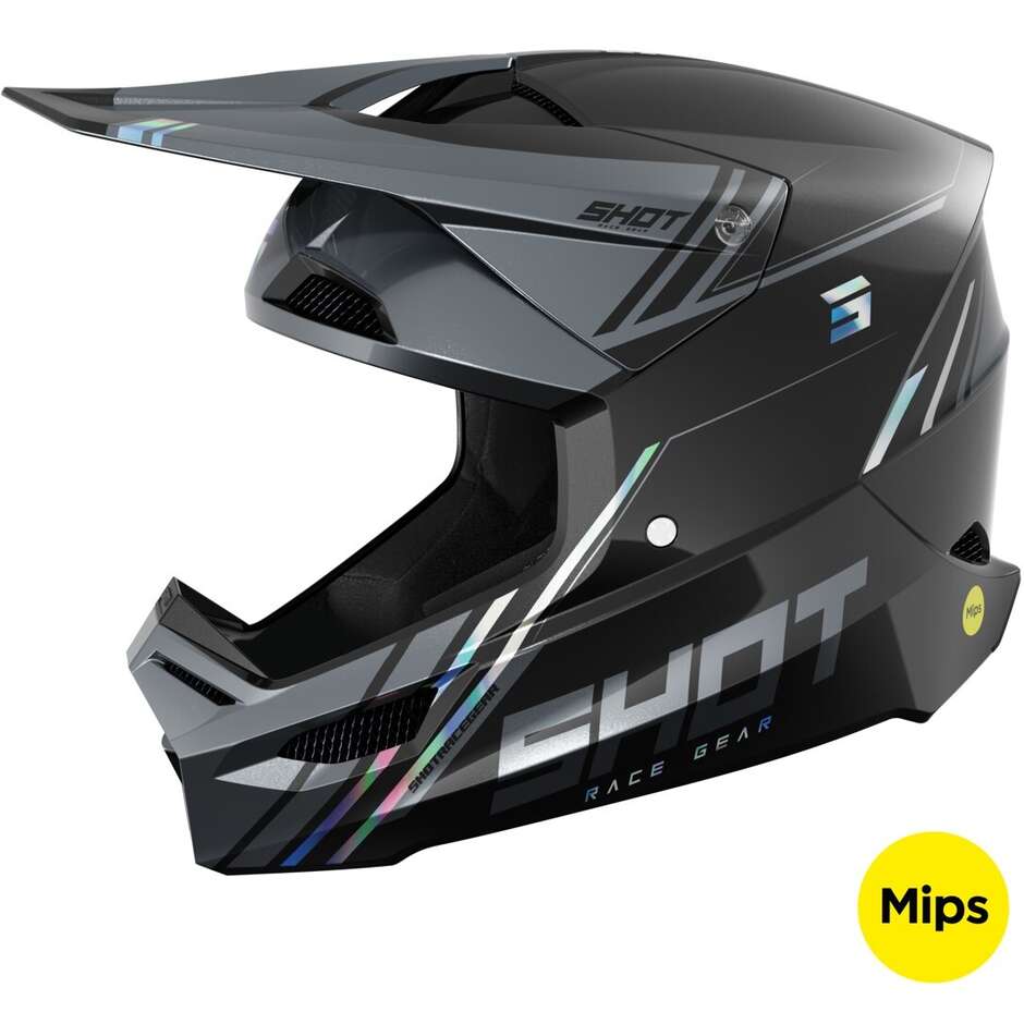Shot RACE SPRINT Cross Enduro Motorcycle Helmet Pearl Black For Sale ...
