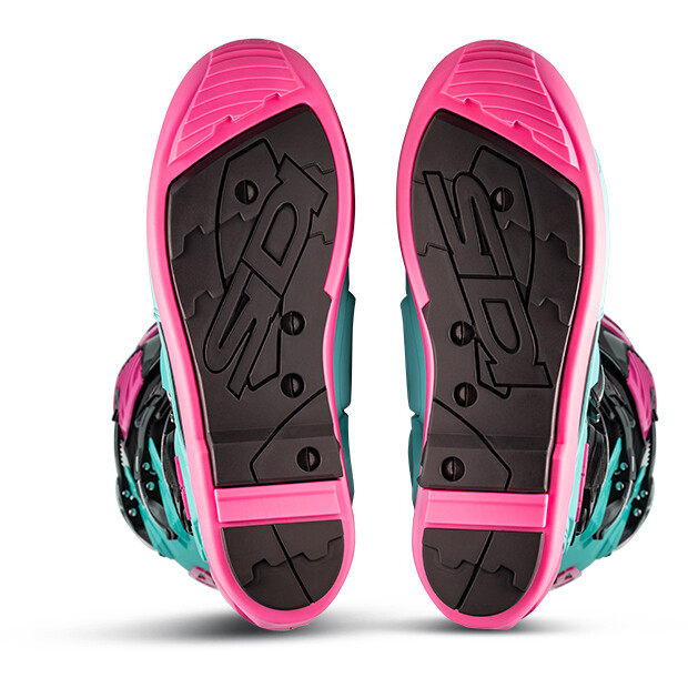 Sidi CROSSFIRE 3 SRS Black Mint Pink Cross Enduro Motorcycle Boots For ...