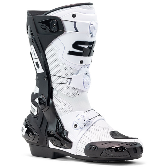 Sidi REX AIR Racing Motorcycle Boot White Black For Sale Online ...