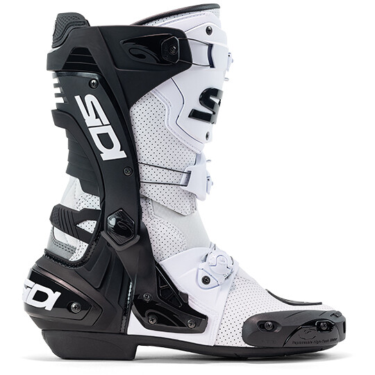 Sidi REX AIR Racing Motorcycle Boot White Black For Sale Online ...