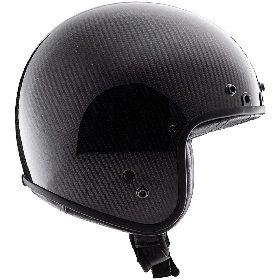 Simpson CHOPPER MC Carbon Jet Motorcycle Helmet Simpson Logo For Sale ...