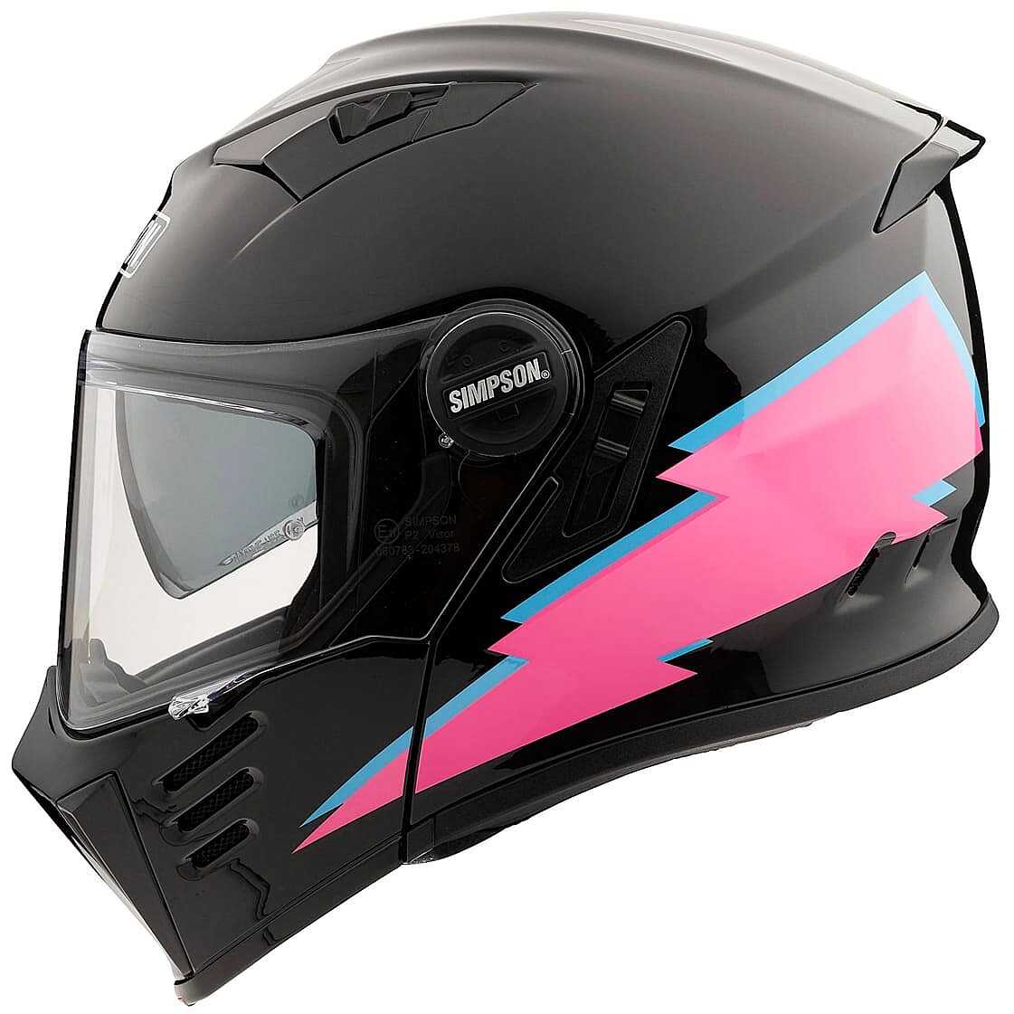 Simpson DARKSOME 22.06 FD00 RADICAL Modular Motorcycle Helmet For Sale ...