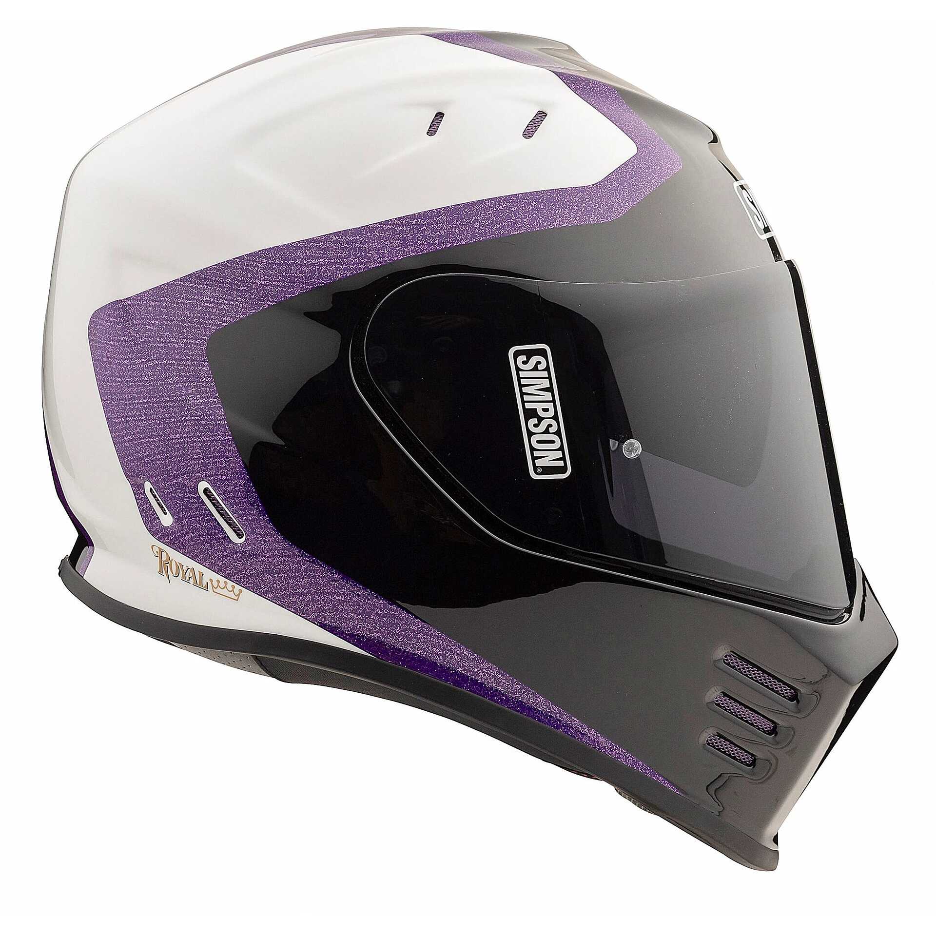 Simpson VENOM 22.06 F915 ROYAL Integralhelm für Motorradfahrer Online ...