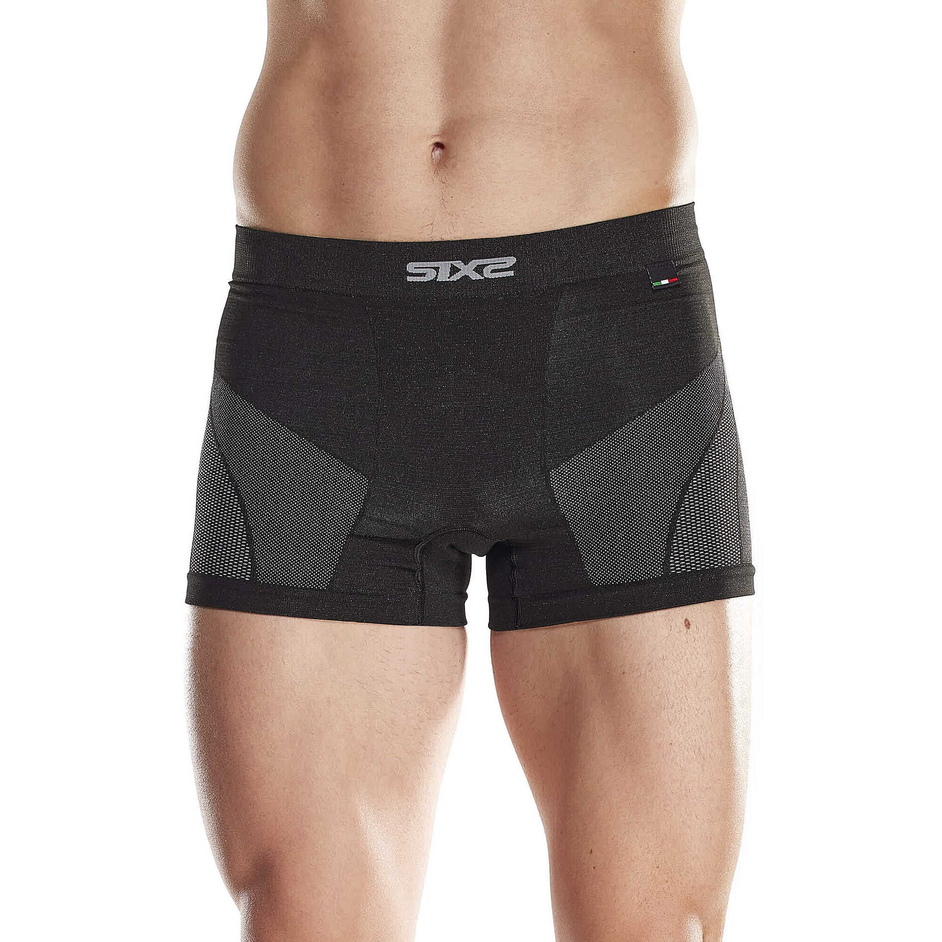 Sixs BOX V2 Black Carbon Underwear Boxer For Sale Online - Outletmoto.eu