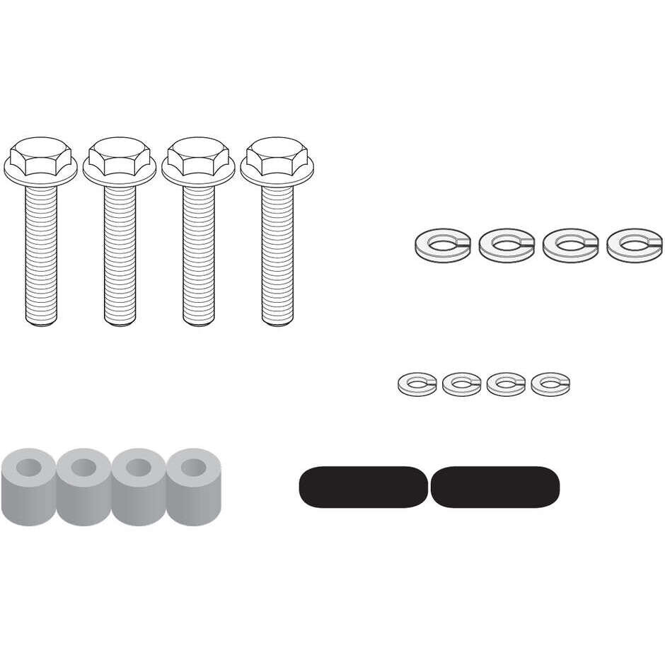 Spezifisches Kit zur Montage des Kappa KZ2130 Gepäckträgers mit starren ...