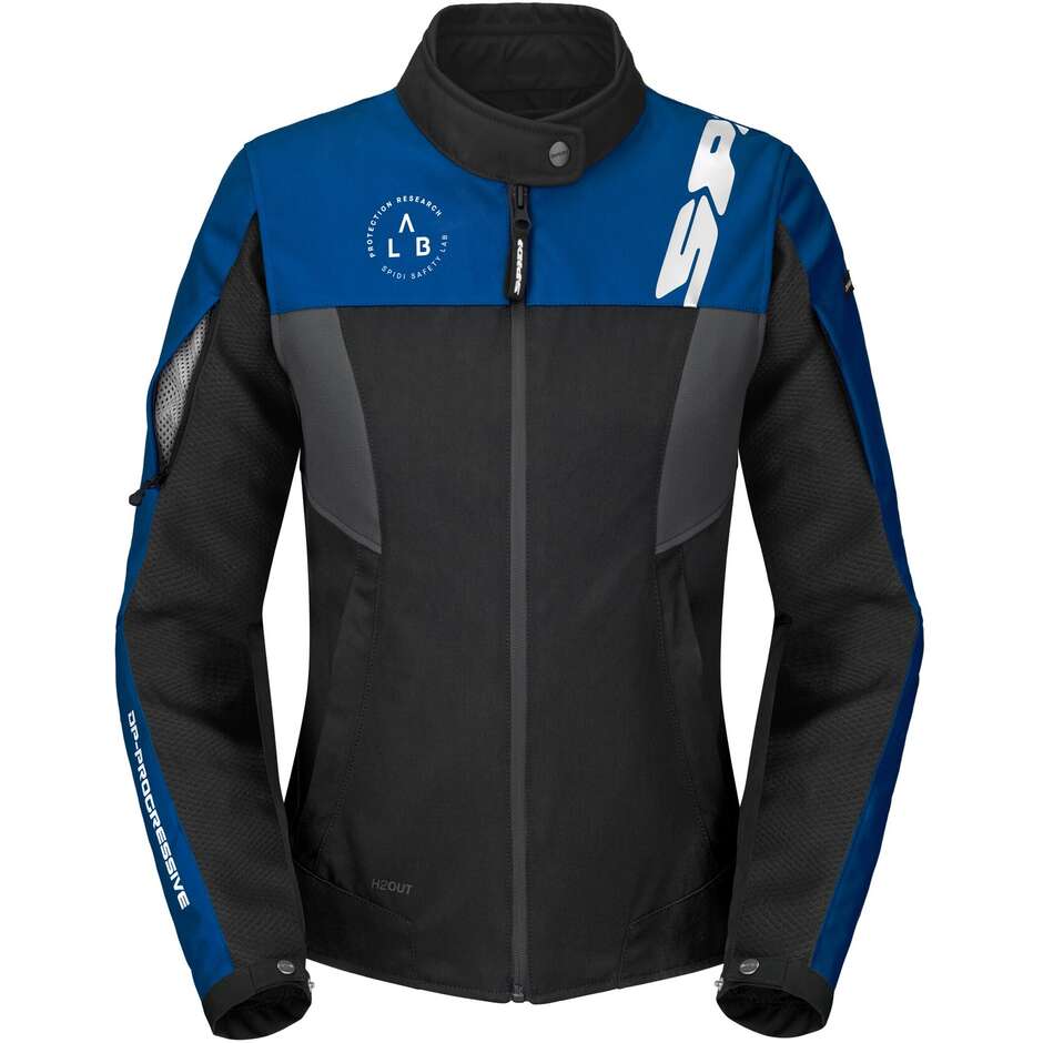 Spidi CORSA H2OUT LADY Jacket Blue Black Grey For Sale Online ...