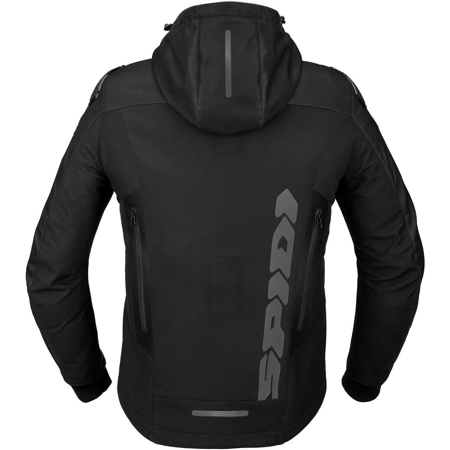 Spidi HOODIE WARRIOR Motorcycle Jacket Black For Sale Online ...