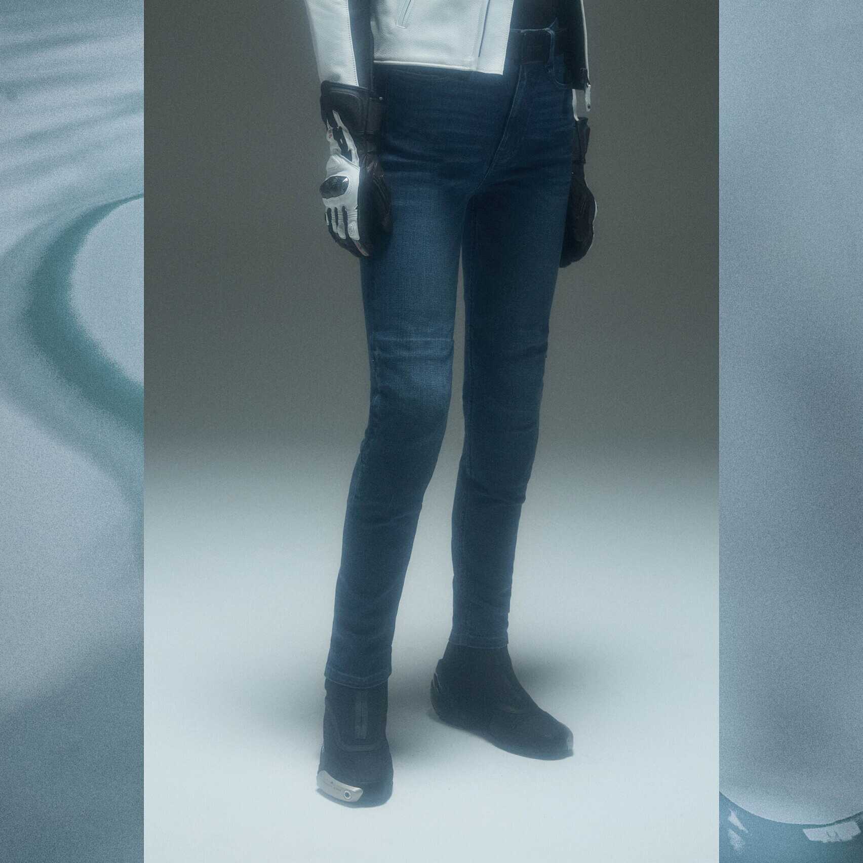 Spidi J-FIT SUPERSLIM HW LADY Women's Motorcycle Jeans Blue Dark Used ...