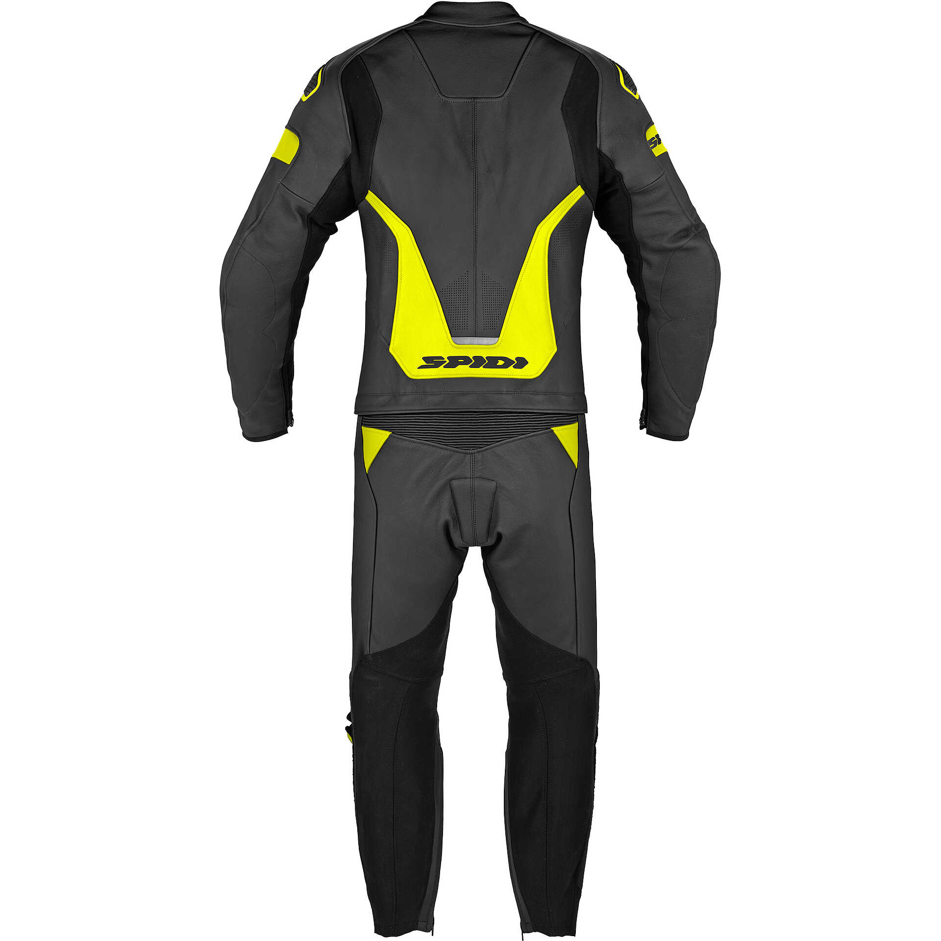 Spidi LASER TOURING Divisible Motorcycle Suit Black Yellow Fluo For ...