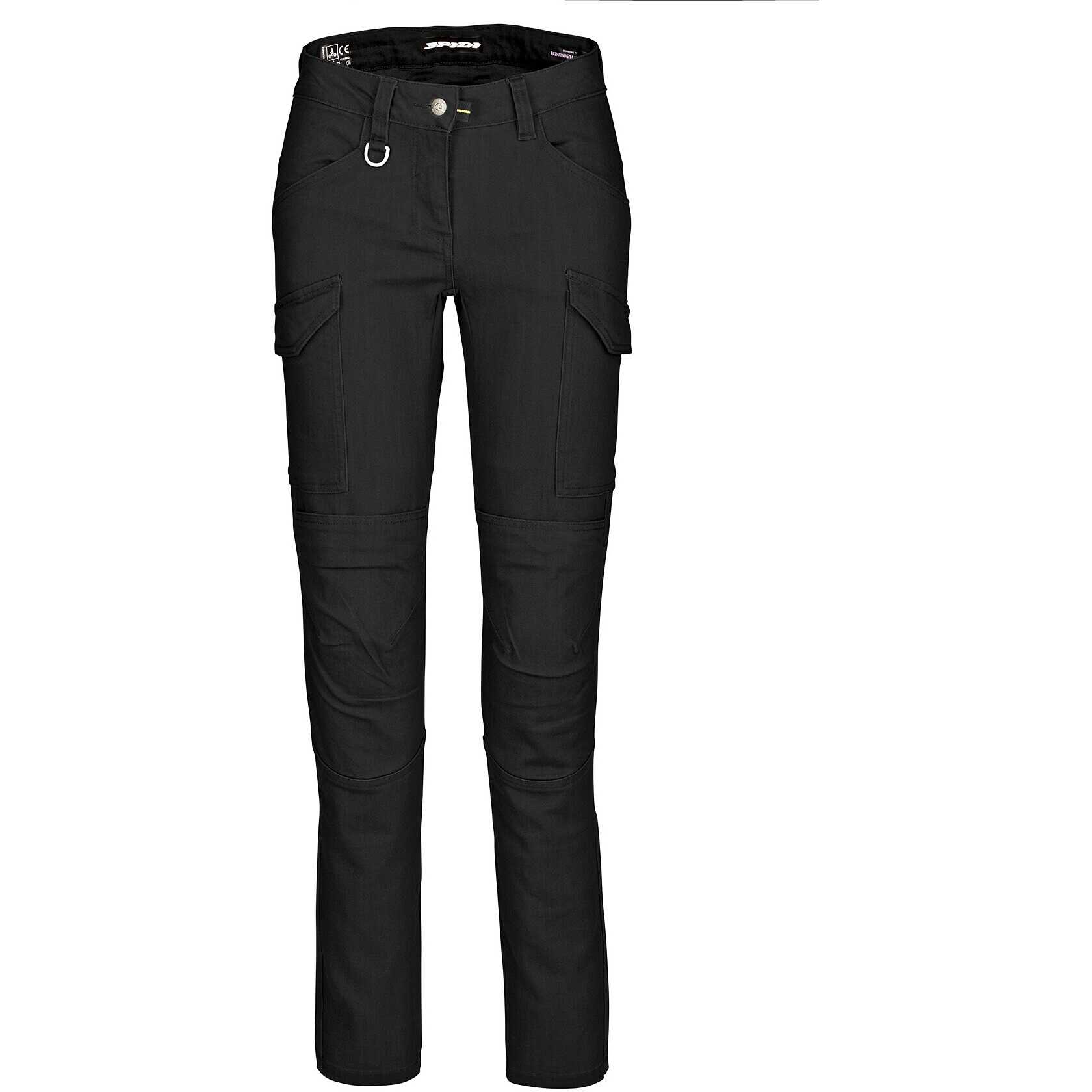 Spidi PATHFINDER CARGO LADY Women's Motorcycle Jeans Black For Sale ...
