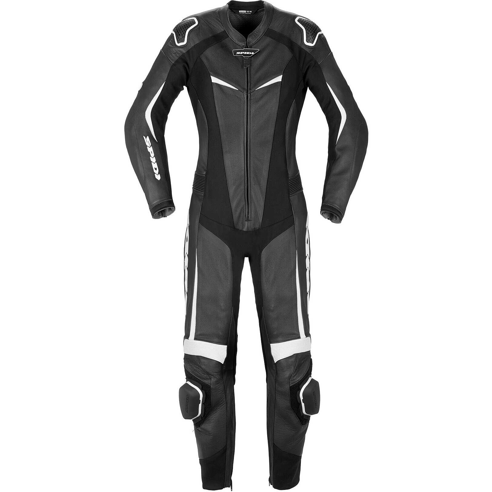 Spidi TRACK LADY PERF PRO Women's Internal Motorcycle Suit Black White ...