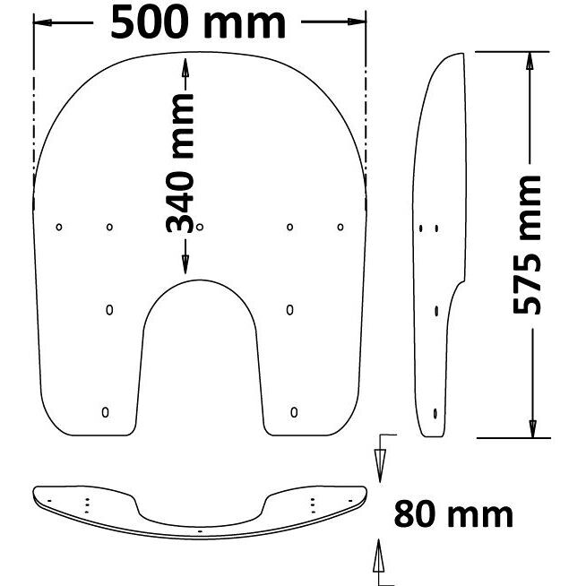 Standard Windshield for HARLEY DAVIDSON HERITAGE SPRINGER Clear For ...