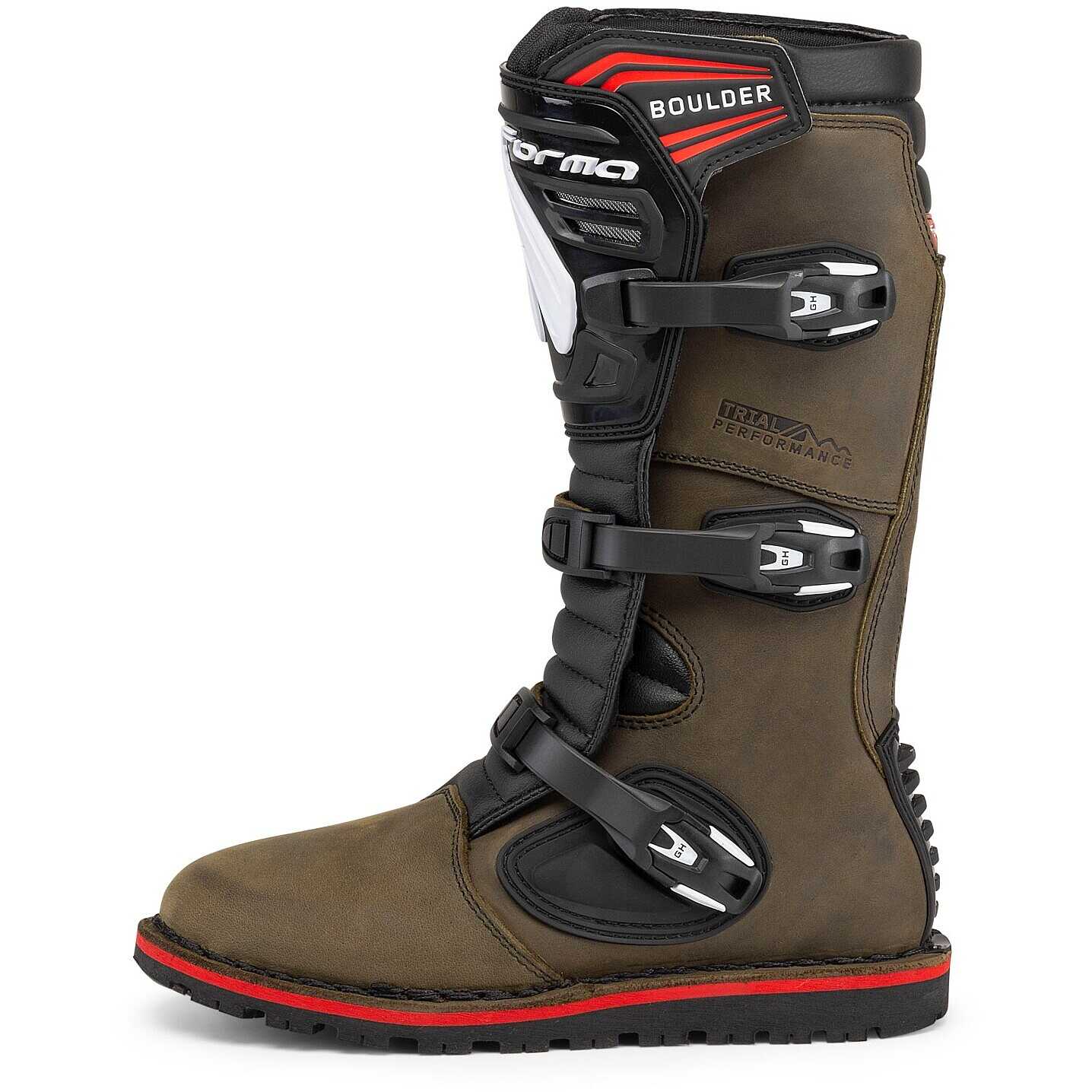 Stivali Trial Forma Boulder Marrone - Outletmoto.eu