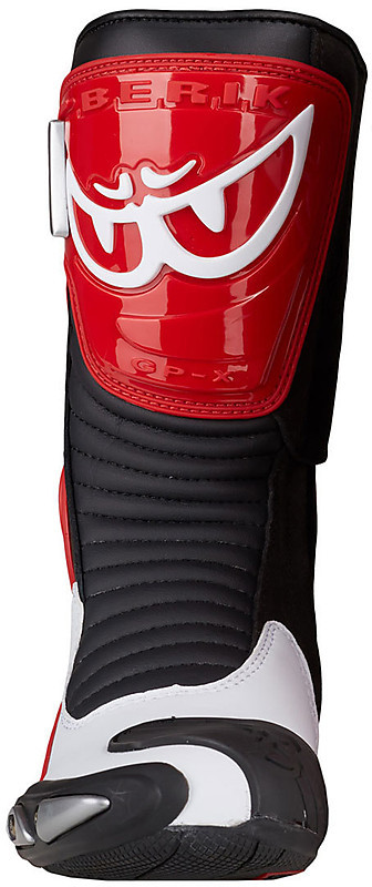 Stivali Moto Racing In Pelle Berik 2.0 X-Racing Bianco Rosso Nero Vendita Online - Outletmoto.eu