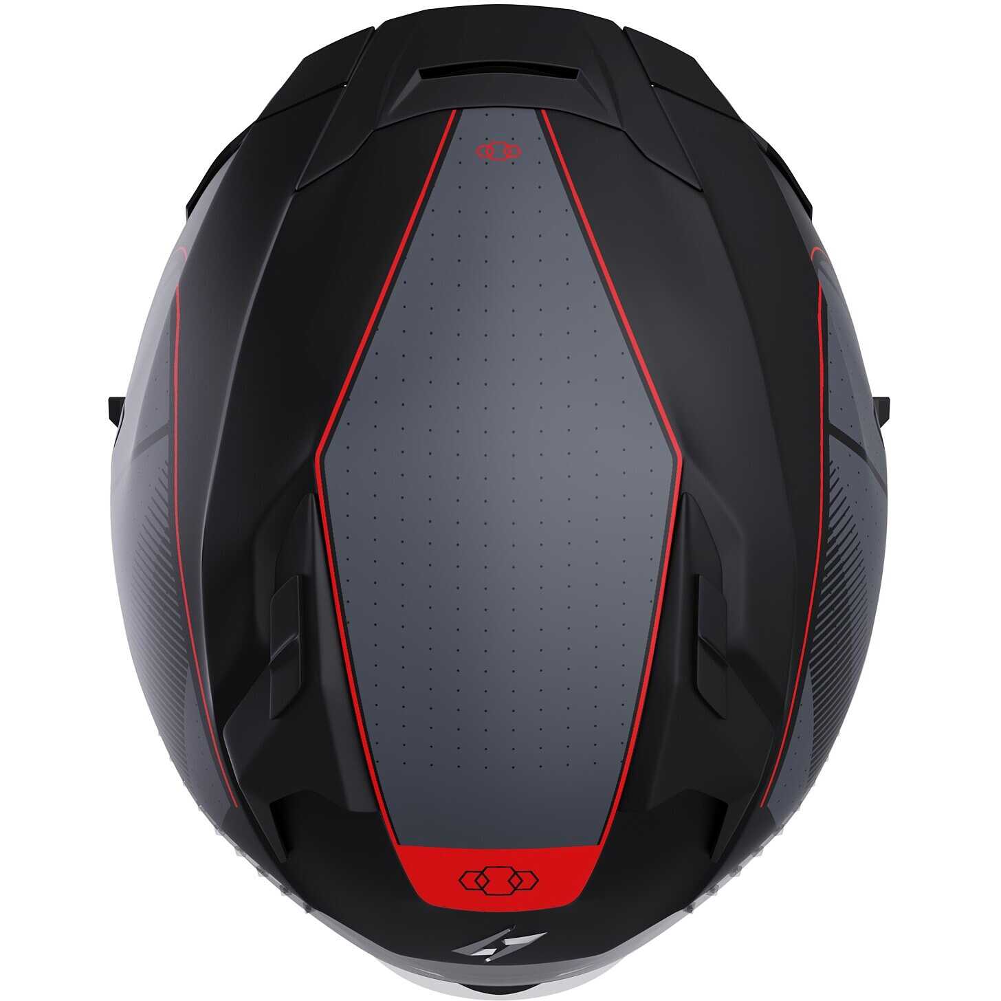 Stormer BLASTER TRON Matt Metal Red Full Face Motorcycle Helmet For ...