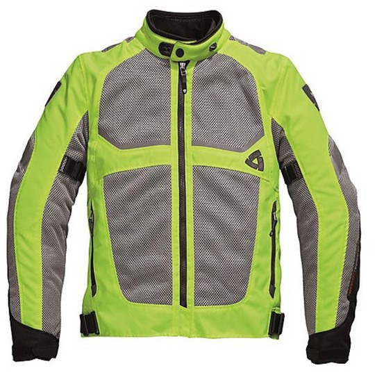 Summer Motorcycle Jacket Rev'it Tornado Model HV Neon Yellow For Sale ...