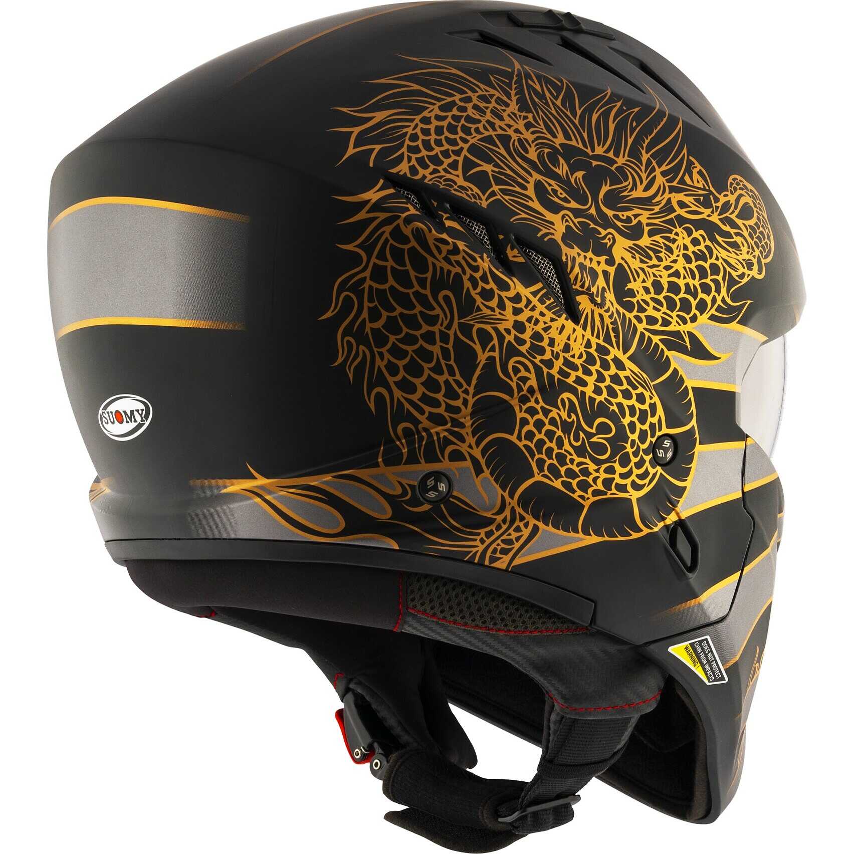Suomy ARMOR DRAGON Jet Motorcycle Helmet Matt Grey For Sale Online ...