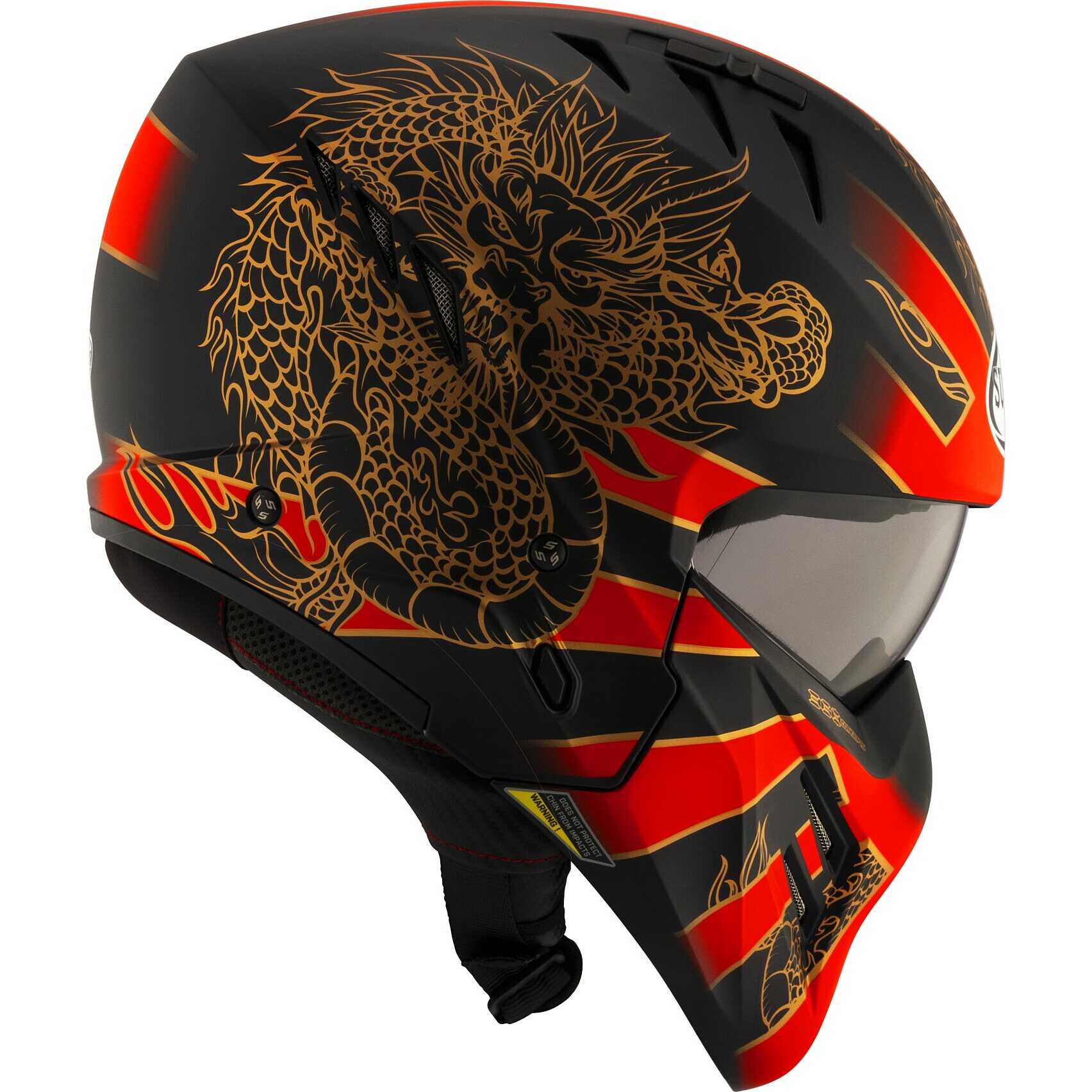 Suomy ARMOR DRAGON Jet Motorcycle Helmet Matt Red For Sale Online ...