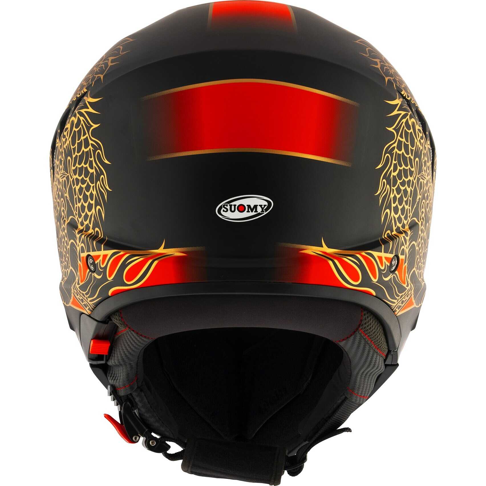 Suomy ARMOR DRAGON Jet Motorcycle Helmet Matt Red For Sale Online ...
