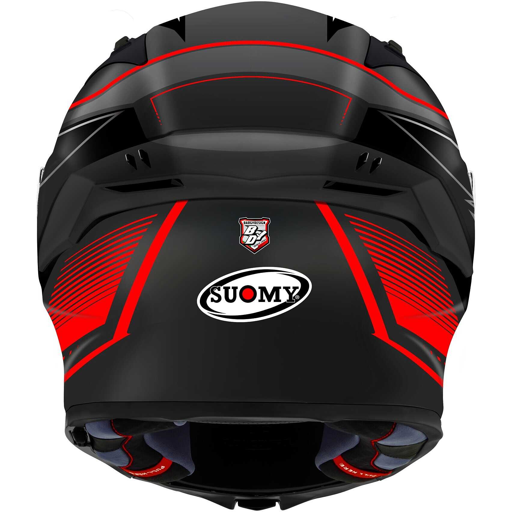 Suomy SPEEDSTAR 2 VISUAL Full Face Motorcycle Helmet Red For Sale ...