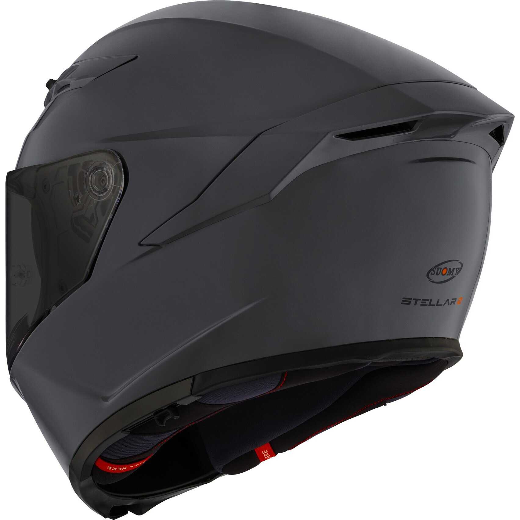 Suomy STELLAR 2 PLAIN Full Face Motorcycle Helmet Matt Black For Sale ...
