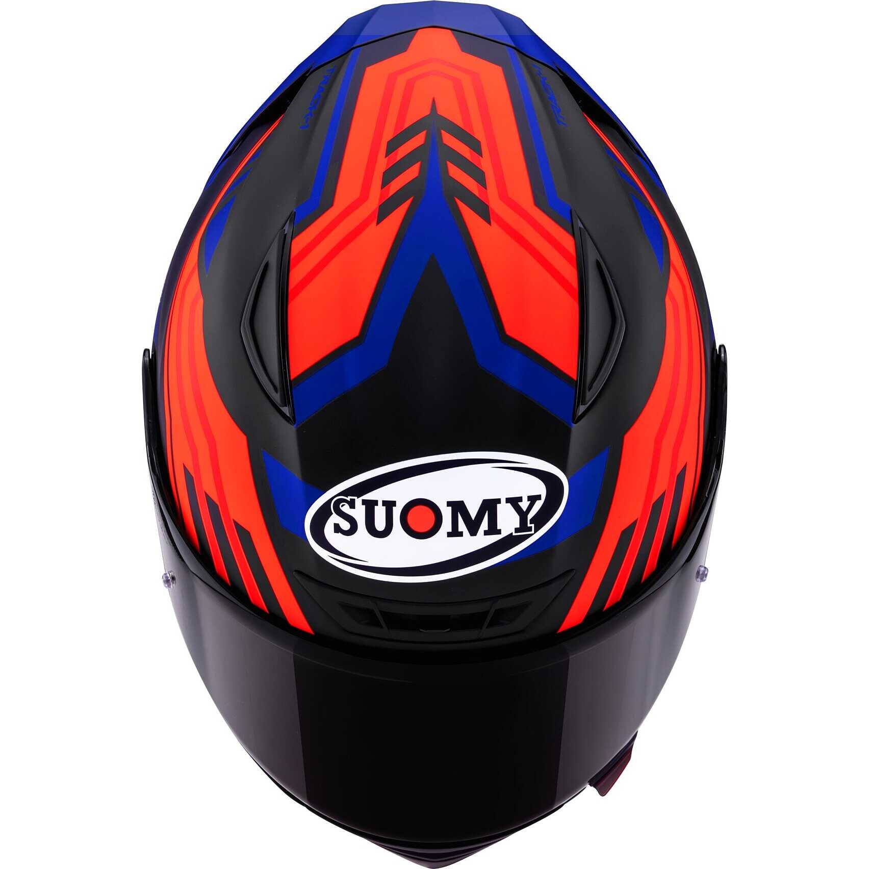 Suomy TRACK-1 FRAMEWORK Full Face Motorcycle Helmet Matte Black Red ...