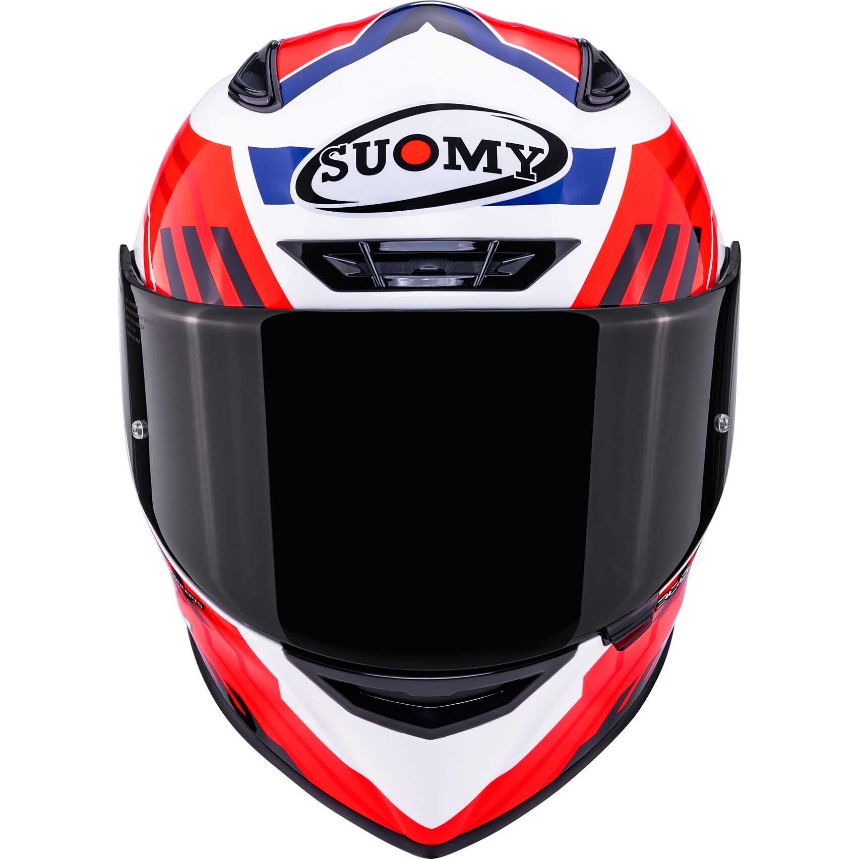 Suomy TRACK-1 FRAMEWORK Full Face Motorcycle Helmet White Red Blue For ...