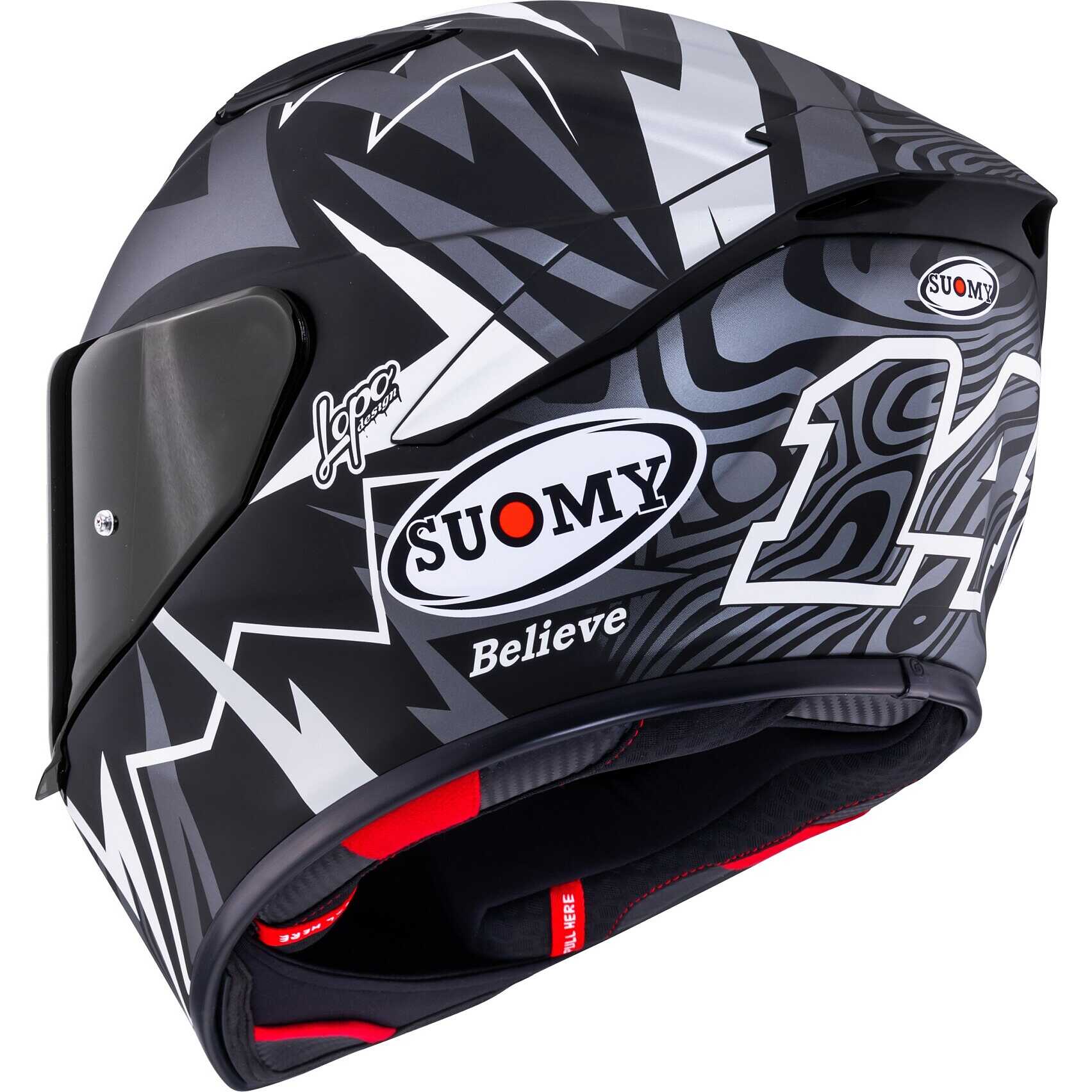 Suomy TRACK-1 SAM LOWES REPL.2025 Full Face Motorcycle Helmet, Matte ...