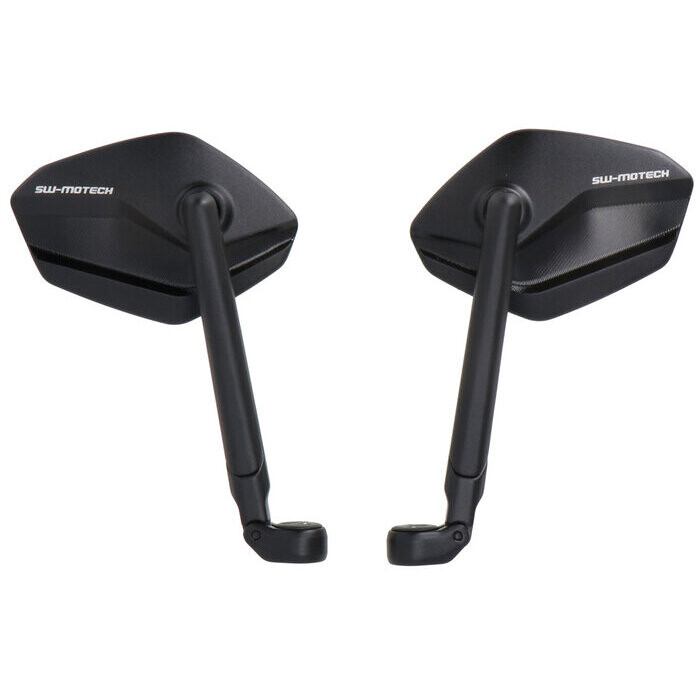 Sw-Motech Motorcycle Mirrors MIR.00.850.10501 Set Sport Short M10x40 ...