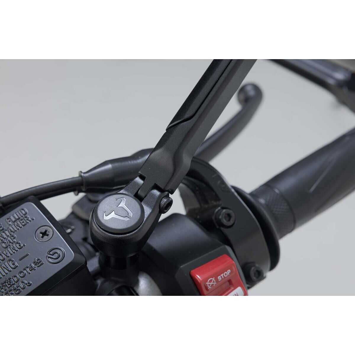 Sw-Motech Motorcycle Mirrors MIR.00.850.10501 Set Sport Short M10x40 ...